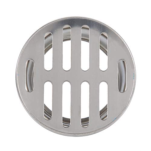 Stainless Steel Drain Roof Dome Drainer Drain Roof Dome Drainer Anti-Clogging with Removable Cover for Kitchen, Washroom, Garage and Basement(75 Flat)