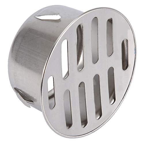 Stainless Steel Drain Roof Dome Drainer Drain Roof Dome Drainer Anti-Clogging with Removable Cover for Kitchen, Washroom, Garage and Basement(75 Flat)