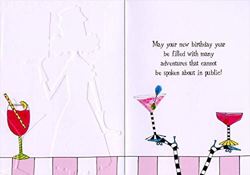 Pictura If We Get Caught Dolly Mamas Funny/Humorous Feminine Birthday Card for Her/Woman