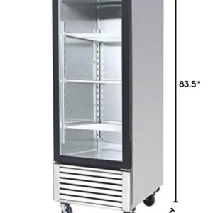 Atosa MCF8705 Single Door Merchandiser-Refrigerator