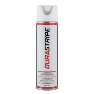 durastripe inverted utility marking spray paint 18oz (white)