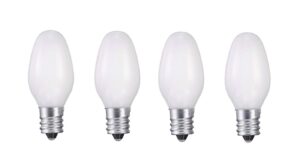 ui pro tools night light bulb white pack of 4 (10 lumens, 5 watts, 120 volts)