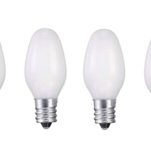 UI PRO TOOLS Night Light Bulb White Pack of 4 (10 Lumens, 5 watts, 120 Volts)