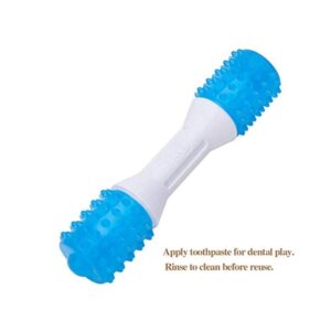 Puppy Teething Chew Toys up to 88 Lbs Dog Dental Chew Toys for Gentle Chewers Promotes Dental Health Reduces Teething Discomfort Boredom Freshen Breath Made W/PU Rubber 7 Inches