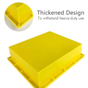 Uni-Green Shower Niche Ready for Tile 16" ×14" × 4" Bathroom Recessed Shower Niche Rectangle Leak Proof Shower Shelf Organizer for Shampoo & Toiletry Storage Yellow