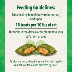 FELINE GREENIES SMARTBITES HEALTHY INDOOR Natural Treats for Cats, Chicken Flavor, 16 oz. Tub