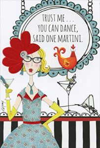 pictura you can dance dolly mamas funny/humorous feminine birthday card for her/woman