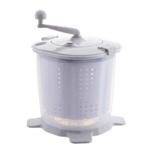 lpgy portable eco mini washing machine | hand cranked manual clothes non-electric washing machine and spin dryer,easy to use, suitable for rvs, camping