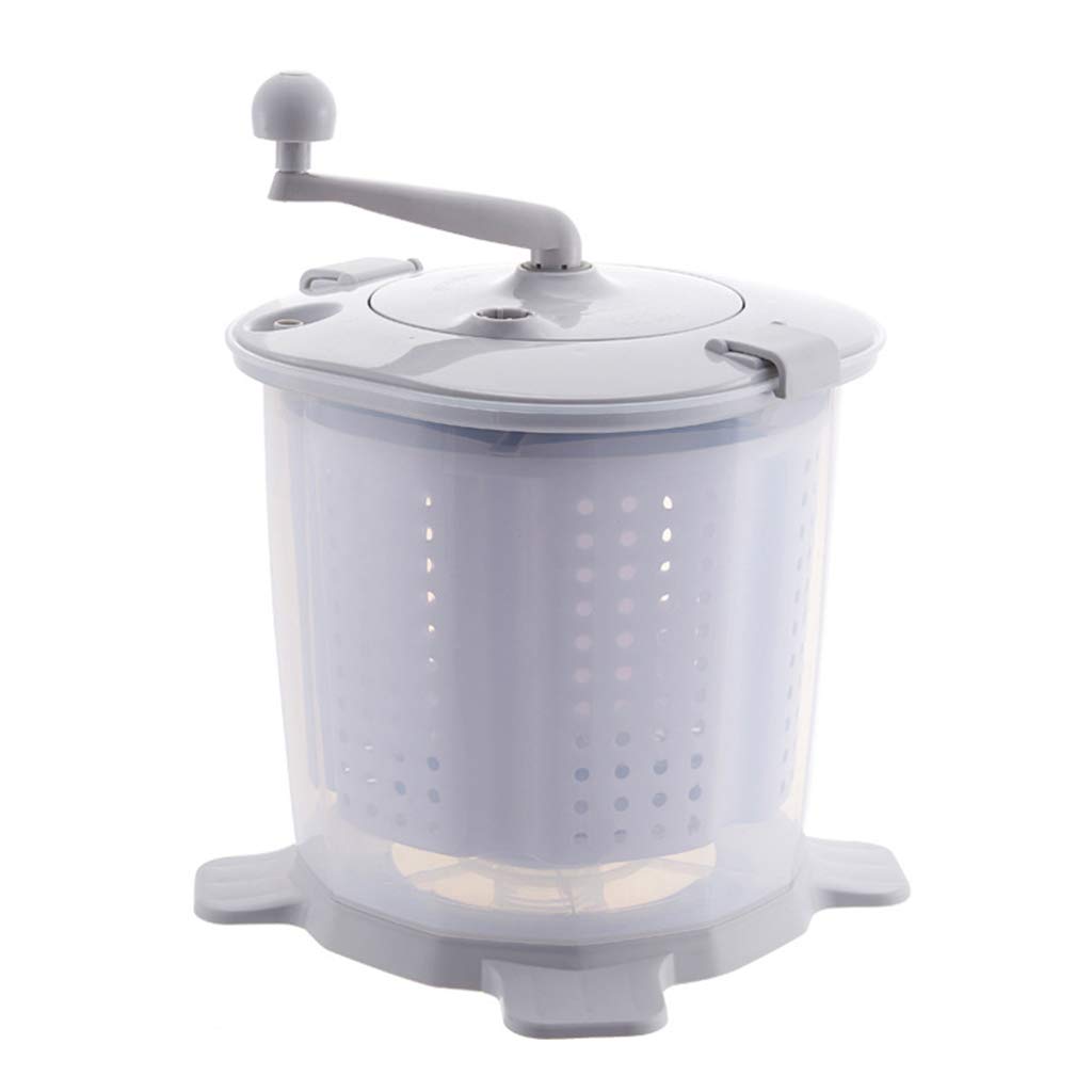 LPGY Portable Eco Mini Washing Machine | Hand Cranked Manual Clothes Non-Electric Washing Machine and Spin Dryer,Easy to Use, Suitable for RVs, Camping