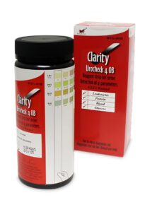 clarity diagnostics cla dtg-4ob urocheck 4ob urine strip, clia waived (pack of 100)