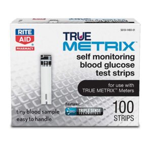 rite aid truemetrix test strips - 100 ct