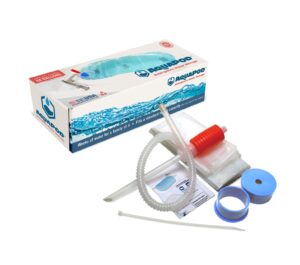 aquapod kit original - bathtub bladder bpa free and made in usa! water storage bladder, hurricane survival (65 gallons – larger tubs can hold up to 100 gallons of water)