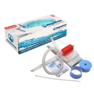 AquaPod Kit Original - Bathtub Bladder BPA free and Made in USA! Water Storage Bladder, Hurricane Survival (65 gallons – larger tubs can hold up to 100 gallons of water)