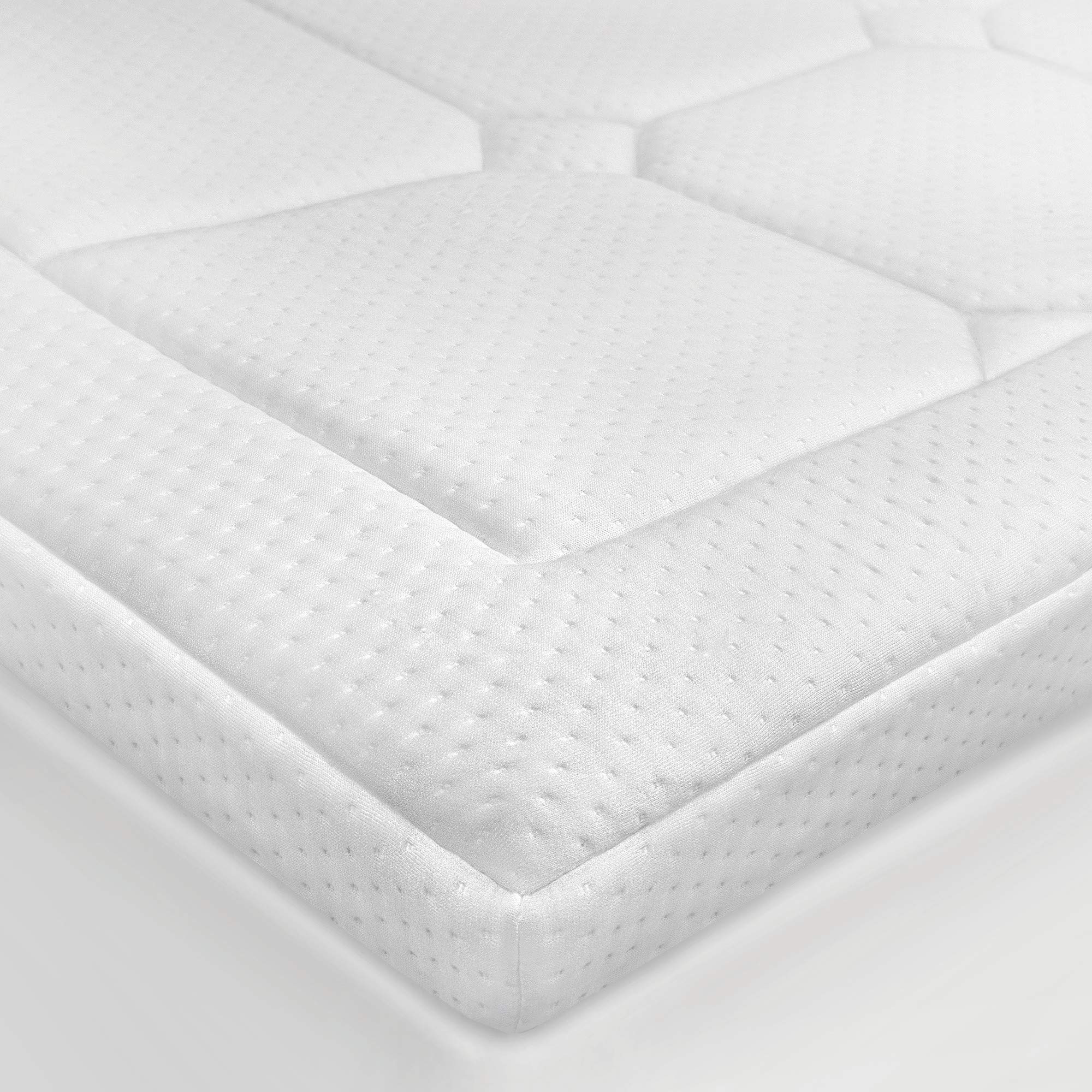 SensorPEDIC 3 in Euro Majestic Mattress Topper, Full, White