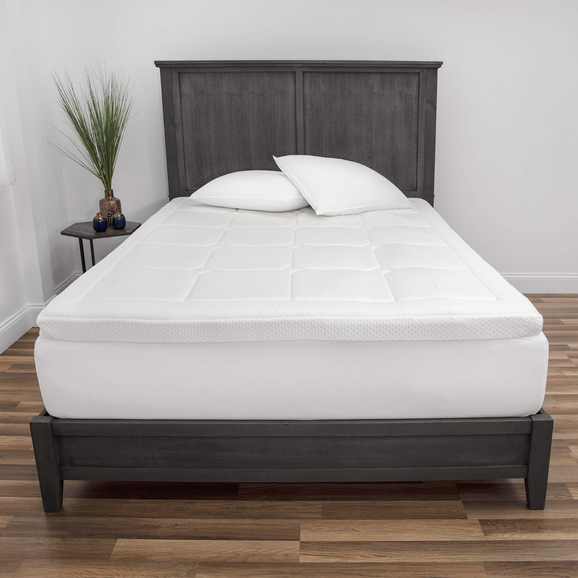 SensorPEDIC 3 in Euro Majestic Mattress Topper, Full, White