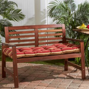 South Pine Porch Outdoor 51x18-inch Bench Cushion, 1 Count (Pack of 1), Roma Stripe