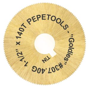 pepetools jrm2 1.50 inch large blade tin coated goldies 307.40g, 0.008" thick