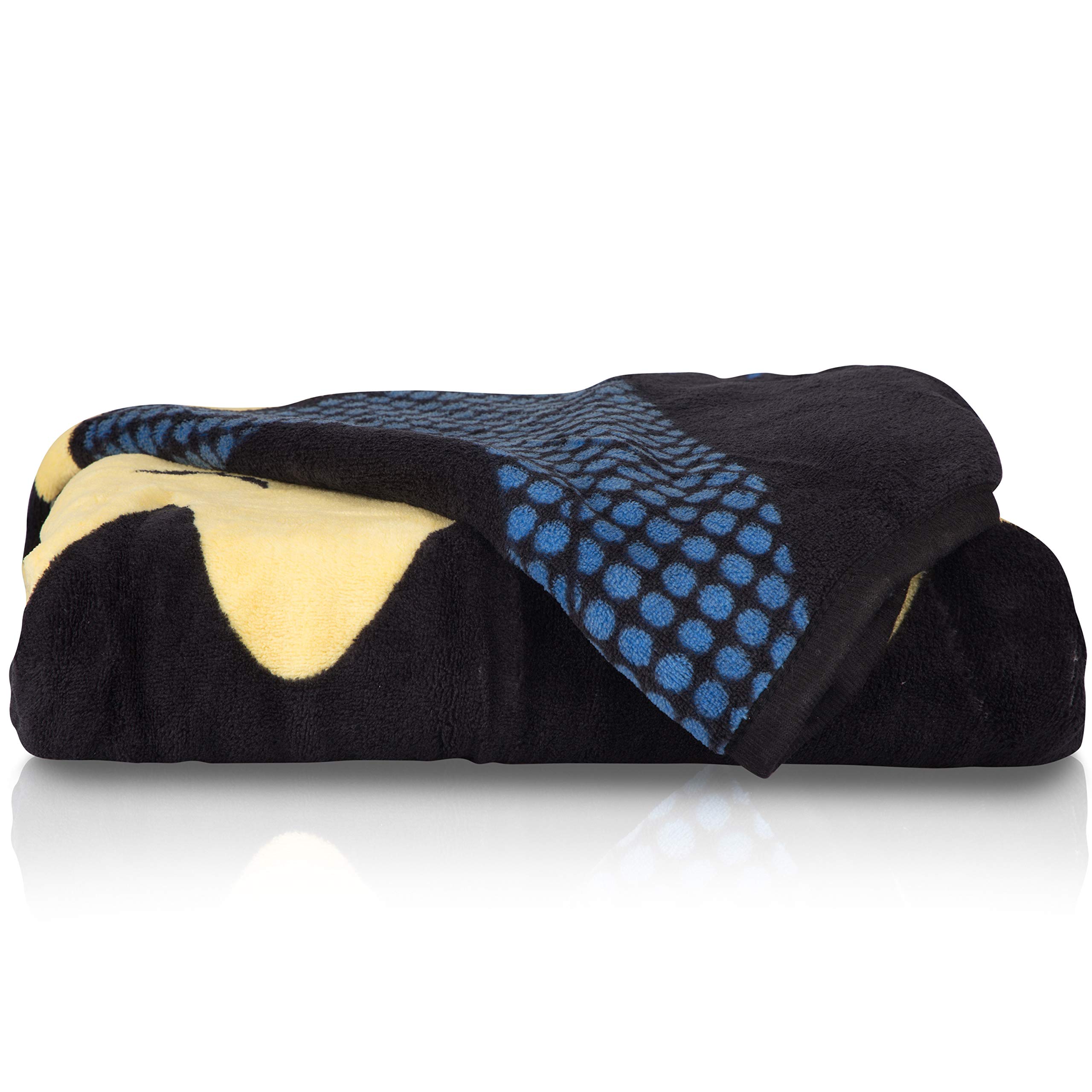 Franco Kids Bedding Super Soft Micro Raschel Throw, 46 in x 60 in, Batman