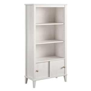 little seeds monarch hill poppy kids’ bookcase, ivory oak