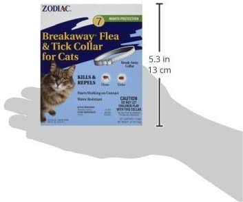 Zodiac Breakaway Flea & Tick Collar for Cats 7 Month Supply - Pack of 3