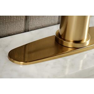 Kingston Brass Gourmetier LS8723DL Concord Single-Handle Pull-Down Kitchen Faucet, Brushed Brass