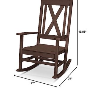 POLYWOOD® Braxton Rocker, Mahogany