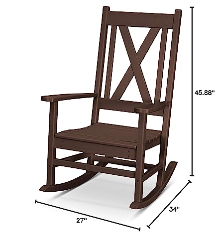 POLYWOOD® Braxton Rocker, Mahogany