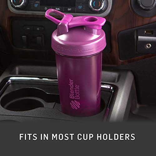 BlenderBottle Classic V2 Shaker Bottle Perfect for Protein Shakes and Pre Workout, 28-Ounce, Red