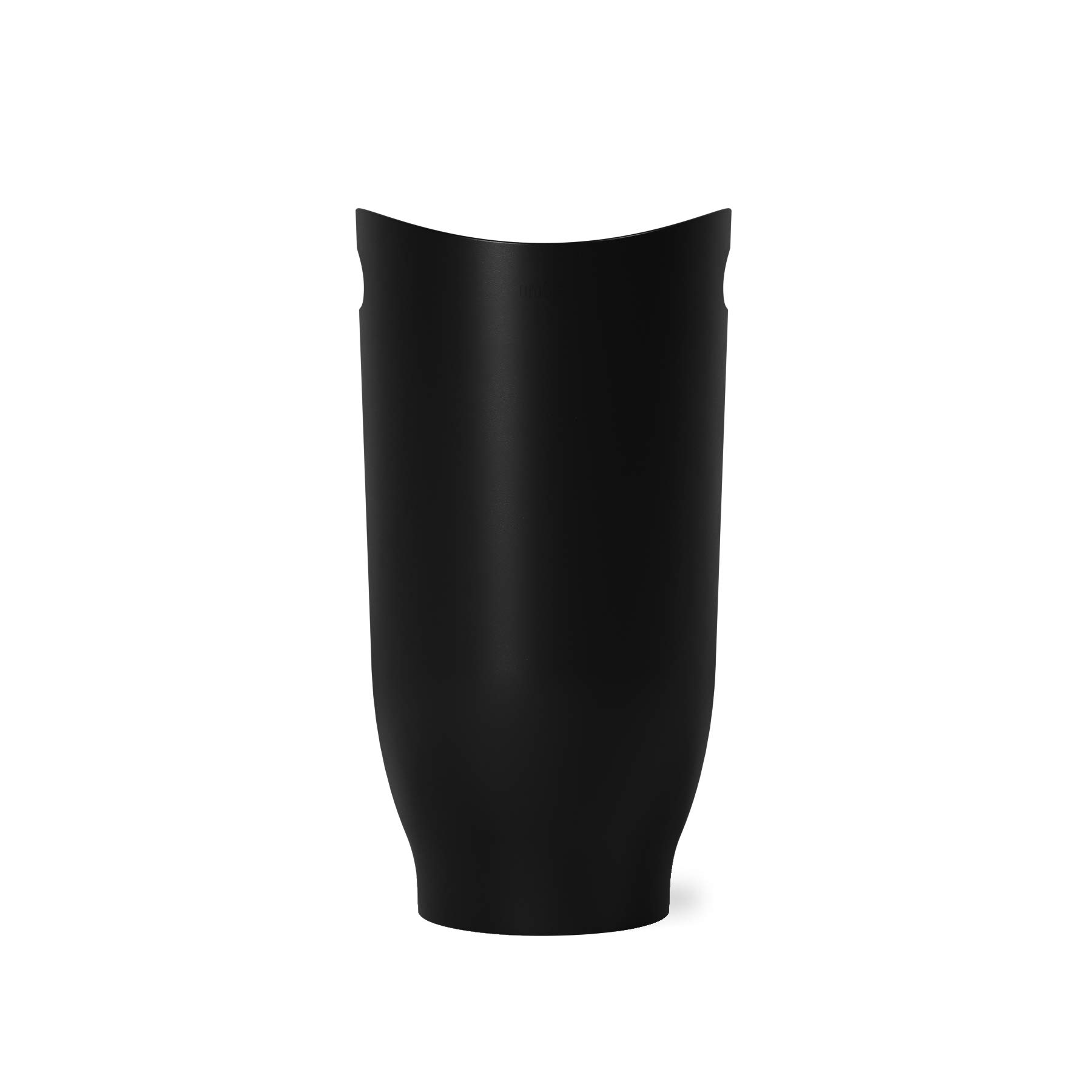 Umbra Harlo, 2.4 Gallon, Black Sleek & Stylish Bathroom Trash Can, Small Garbage Bin Wastebasket for Narrow Spaces at Home or Office, 2-1/2 Gallon Capacity, 7 x 13 x 12 (1012181-040)