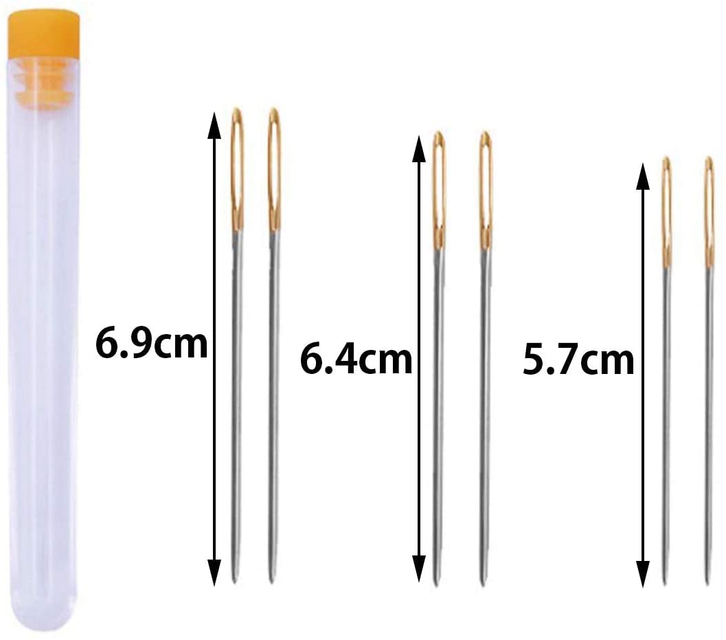 11 Pieces Bookbinding Kit Starter Tools Set Bone Folder Paper Creaser, Waxed Thread, Awl, Large-Eye Needles for DIY Bookbinding Crafts and Sewing Supplies