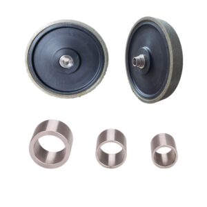 3 Kind Of 3/4'' Thick Reducing Bushing Adapters Id 1/2'' Od 5/8'' | Id 5/8'' Od 3/4'' | Id 3/4'' Od 1'' For Reduced Diameter Arbor Hole Of Bench Grinding Wheel Or Sanding Wheel 3 PCS