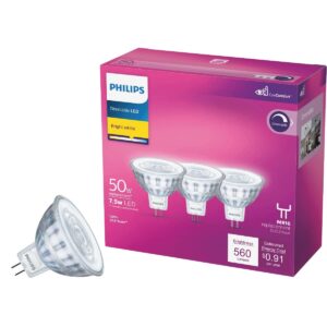 50w led mr16 3000k 3pk