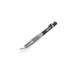 westcott 16963 pen-style retractable carbotitanium bonded hobby knife, silver