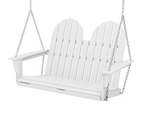 polywood® vineyard swing, white