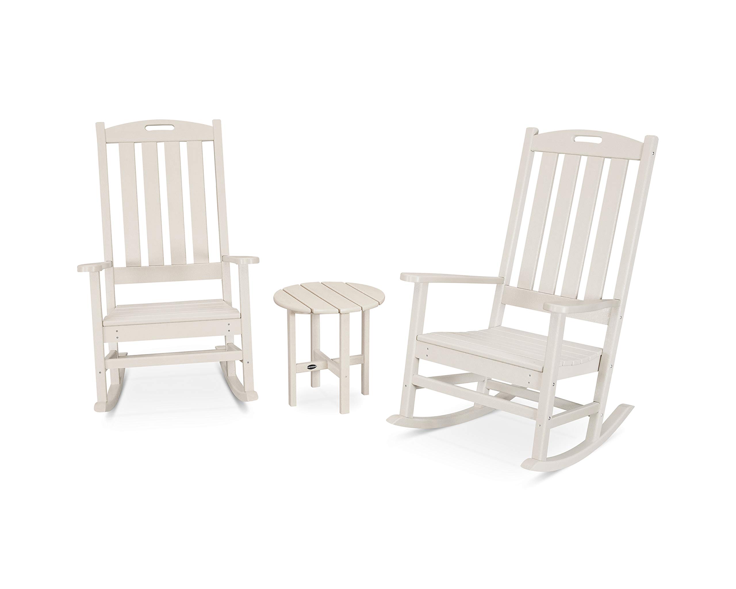 POLYWOOD® Nautical Rocking Chair Set, Sand