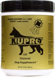 vet nu pro all natural supplement gold for dogs, 30 scoops