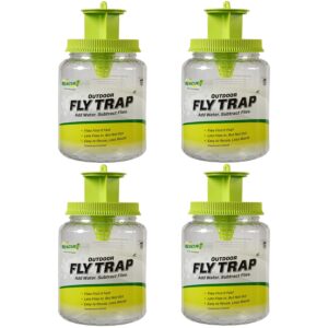 RESCUE! Outdoor Fly Trap - Reusable - 4 Traps