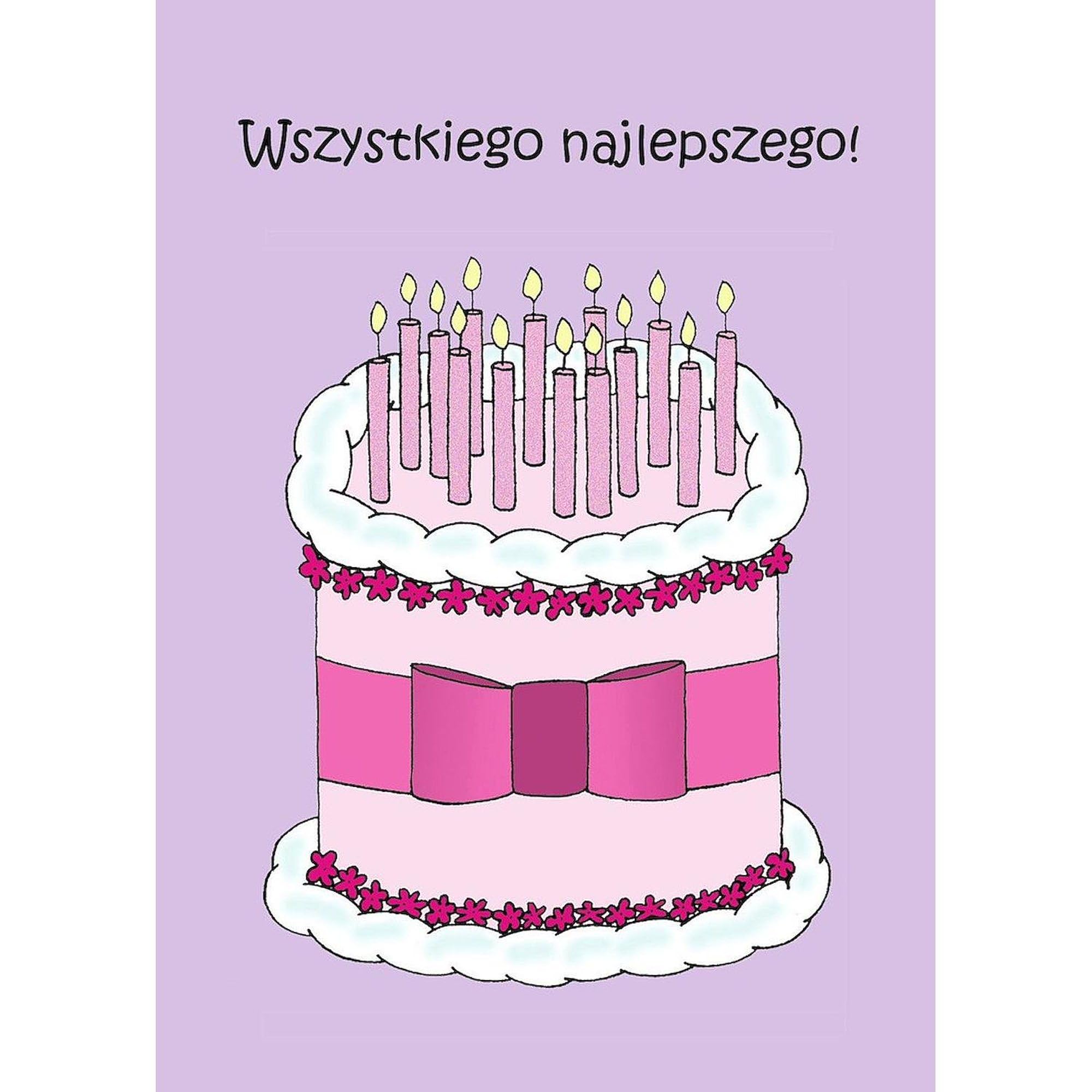 CafePress Polish Happy Birthday Greeting Cards Folded Greeting Card Matte