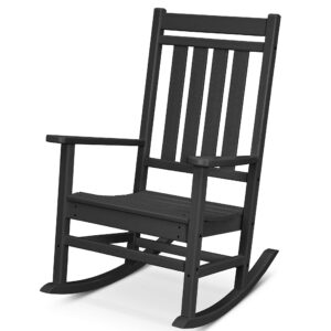 POLYWOOD® Estate Rocking Chair, Black