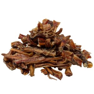 Downtown Pet Supply 2 LB, 2-3" Bites, Rawhide Free Dog Chews Long Lasting and Non-Splintering - Single Ingredient, All Natural Dog Treats for Small Dogs and Puppies - Grass-Fed Beef Bully Sticks