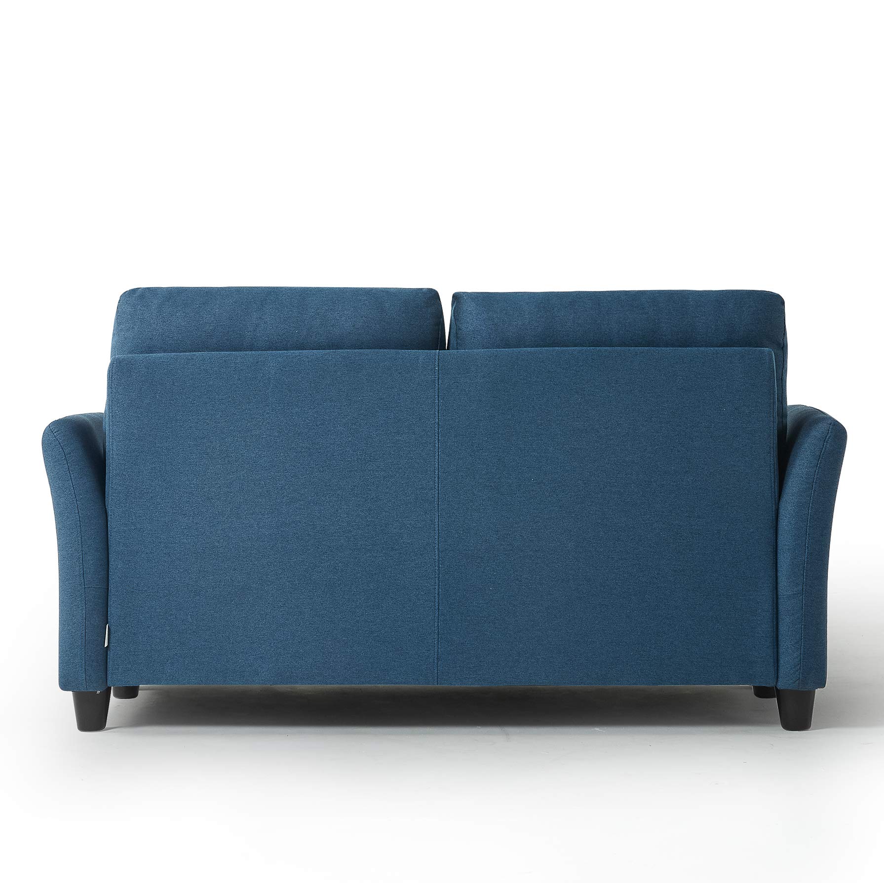 ZINUS Ricardo Loveseat Sofa Tufted Cushions, Easy, Tool-Free Assembly, Lyon Blue