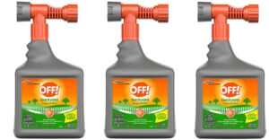 off! bug control yard pretreat, 32 oz (pack - 3)