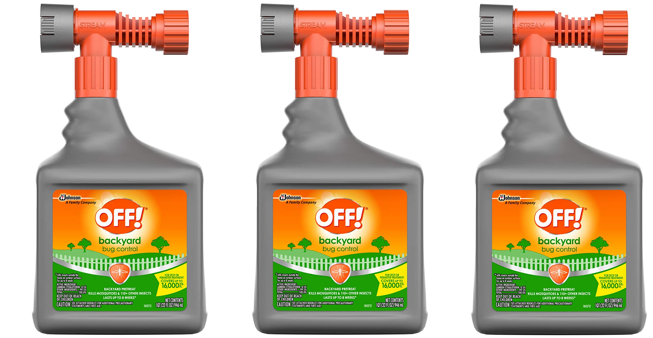 OFF! Bug Control Yard Pretreat, 32 OZ (Pack - 3)