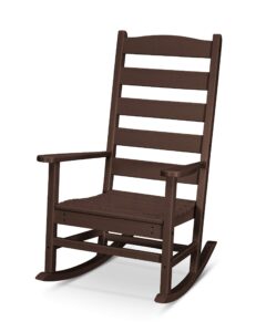 polywood® shaker porch rocker, mahogany