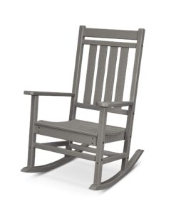 polywood® estate rocking chair, slate grey