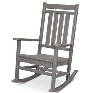 POLYWOOD® Estate Rocking Chair, Slate Grey