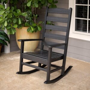 POLYWOOD® Shaker Porch Rocker, Mahogany