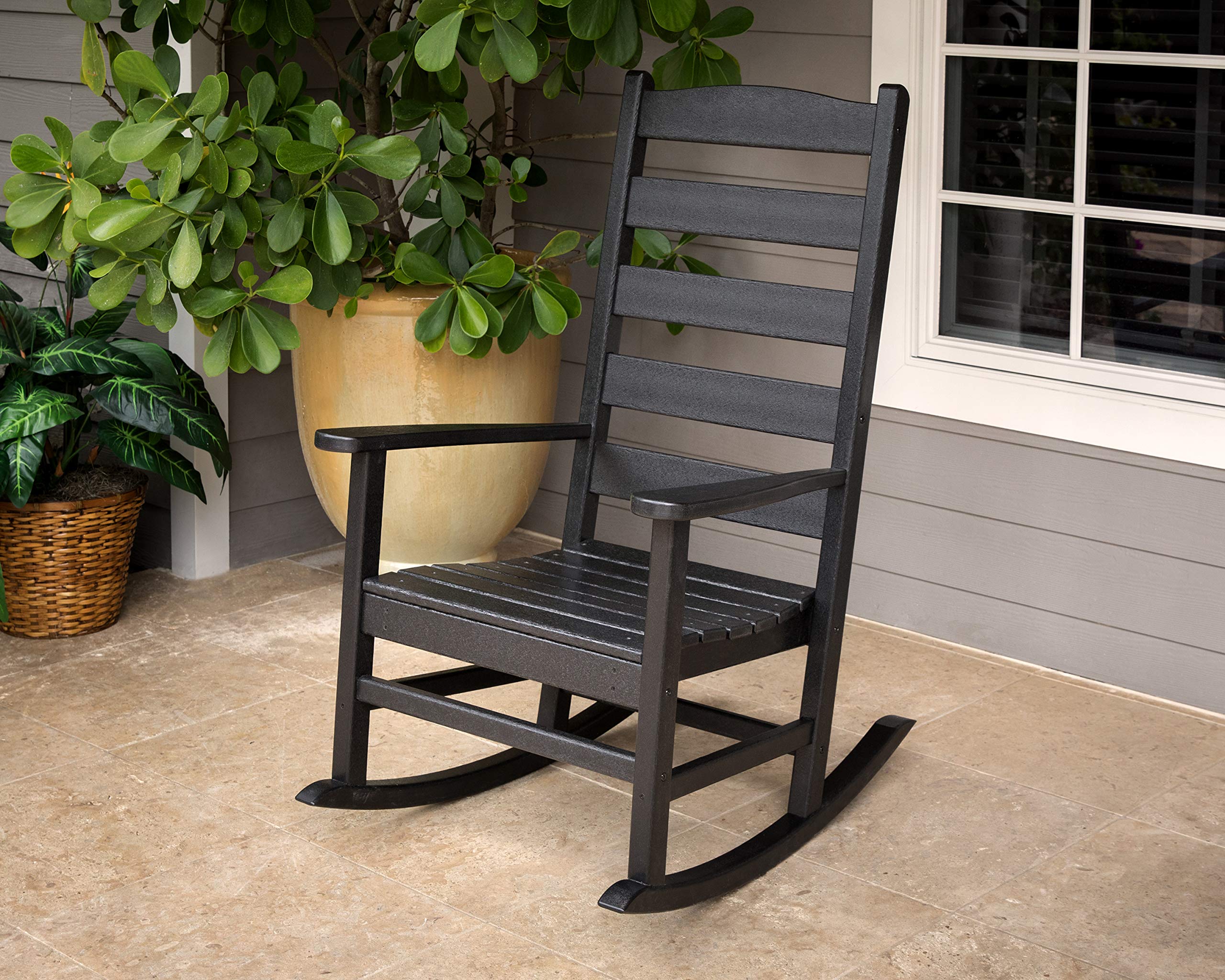 POLYWOOD® Shaker Porch Rocker, Mahogany