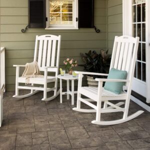 POLYWOOD® Nautical Rocking Chair Set, Sand