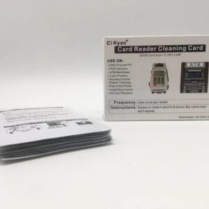 cleansky CR80 Cleaning Cards, Dual Side Card Reader Cleaner, POS Swipe Terminal Cleaning Cards CK-CR80-10 (10pcs)